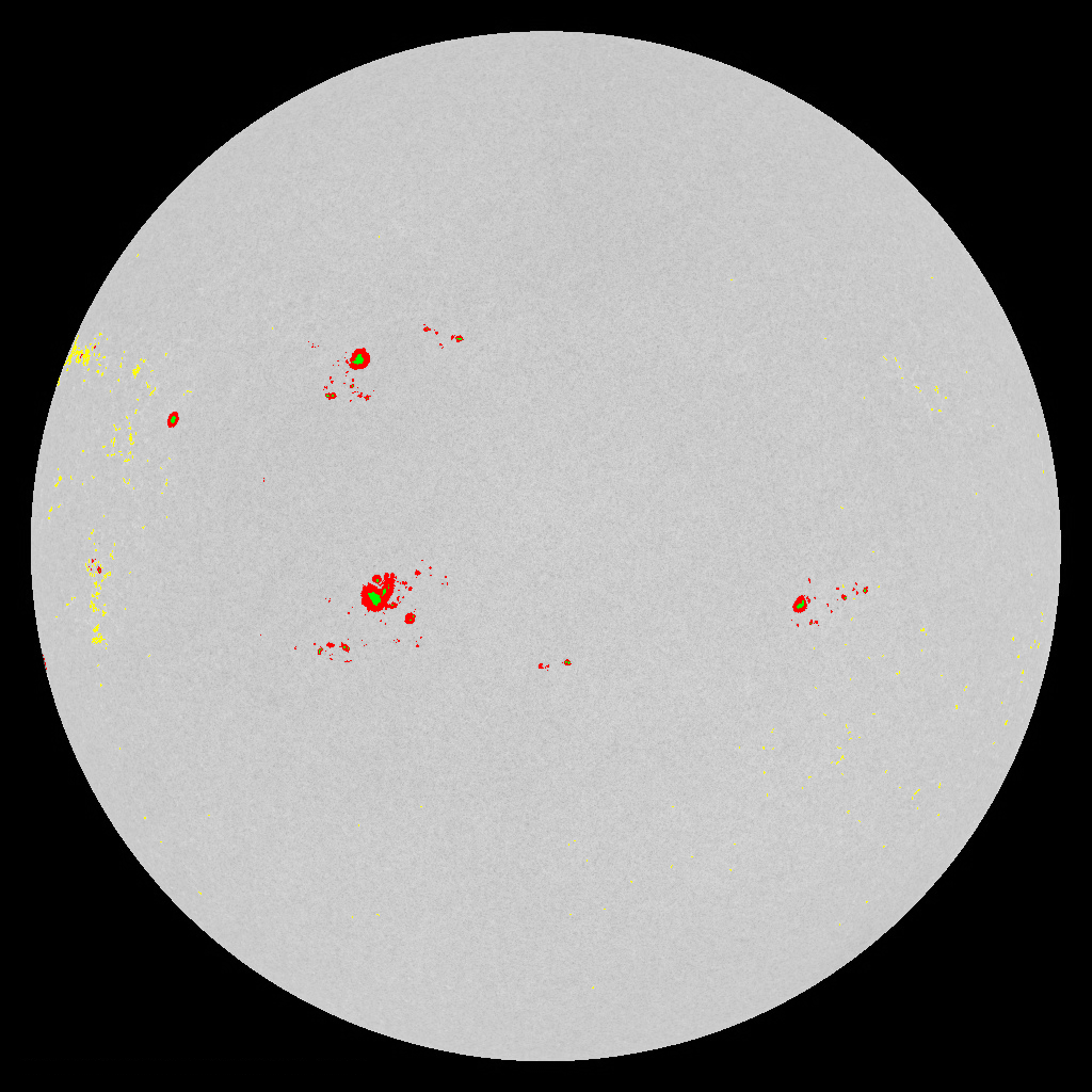SDO Total Sunspot Area